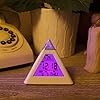 Digiflex 7 LED Pyramid Colour Changing Digital Alarm Clock : Amazon.co ...