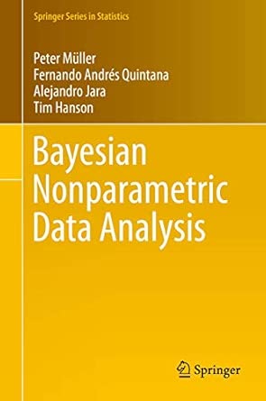 Amazon.com: Bayesian Nonparametric Data Analysis (Springer Series in ...