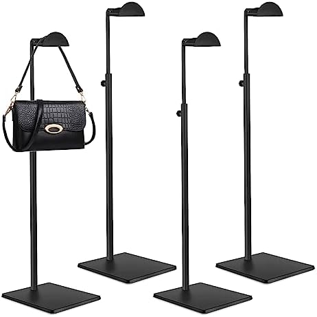 Amazon.com: Romuss 4 Pcs Purse Display Stand Stainless Steel Handbag ...