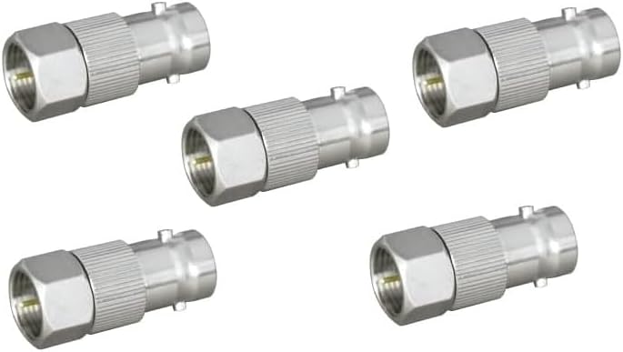 Amazon | F-Factory BNC 変換プラグ BNCジャック(メス) - F型プラグ(オス) 変換アダプタ 5個入 FE-CFA-FPBJ-5P | F-Factory | 変換 ...