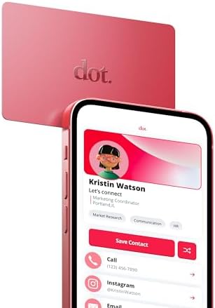 Amazon.com: dot. Card - Digital Business Card - Tap to Share - iPhone ...
