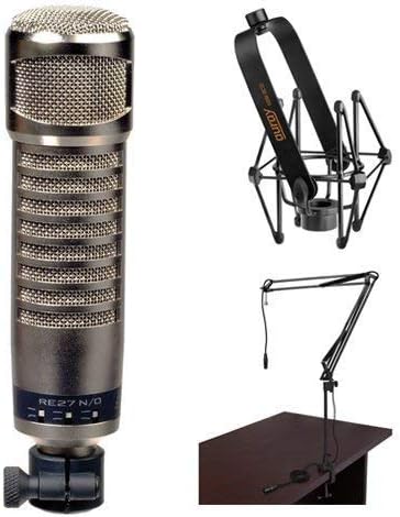 Amazon.com: Electro-Voice RE27N/D Broadcast Announcer Microphone with ...