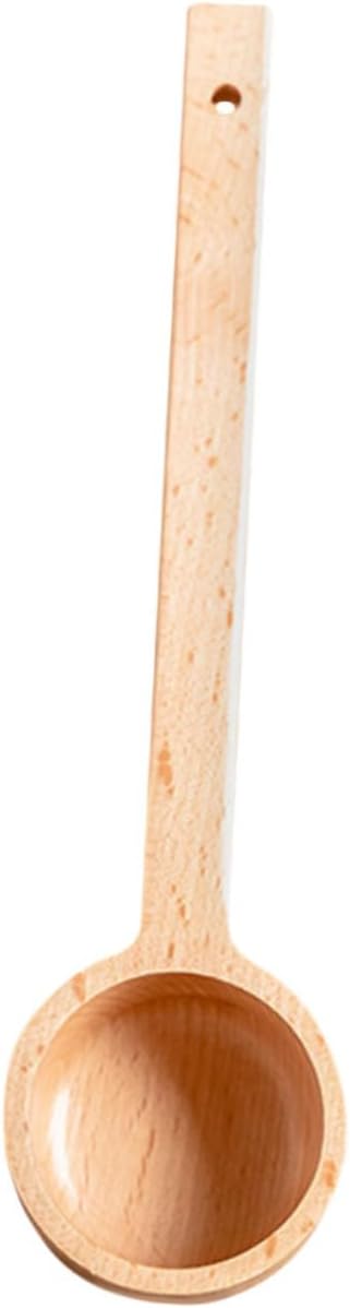 Amazon.com: MAGICLULU Long Handle Coffee Spoon Wooden Canisters Scoops ...