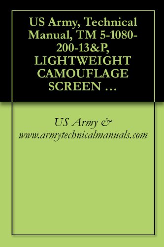 US Army, Technical Manual, TM 5-1080-200-13&P, LIGHTWEIGHT CAMOUFLAGE ...