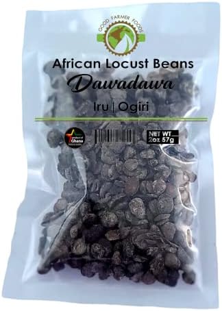 Amazon.com : Dried African Locust Beans | Iru, Dawadawa, Ogiri | 90g ...