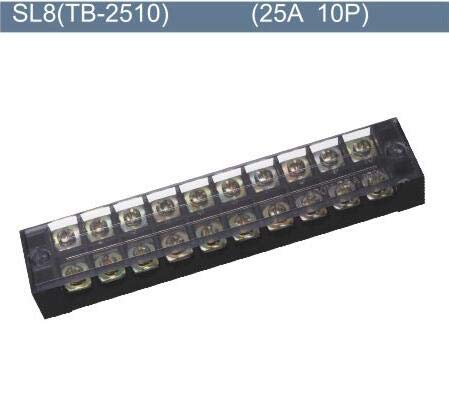 Amazon.com: Davitu TB panel mounted terminal Blocks TB-2510 25A 10P ...