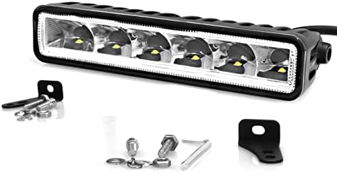Amazon.com: 2X 7 inch Light Bar 30W Single Row Led Light Bar Driving ...