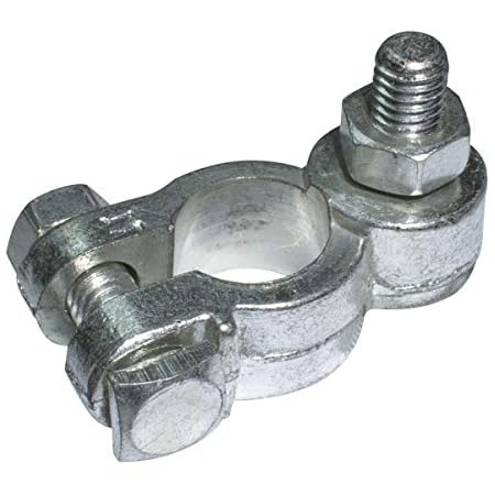 GTSE 2PCS Cargo Car Battery Terminal Clamps, Post Stud & Nut, 10mm, M10 ...