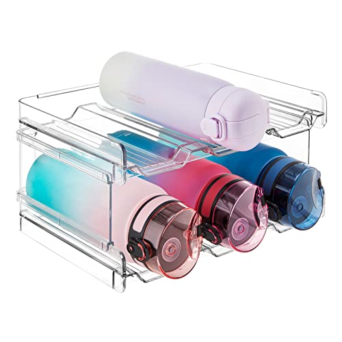 Lifewit Stackable Water Bottle Organizer for Cabinet, Freezer, Pantry ...