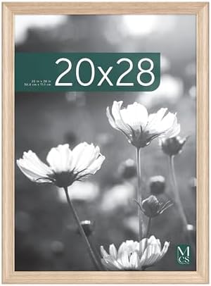 Amazon.com - 20x28 Poster Frame,Natural Soild Wood Picture Frames with ...
