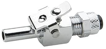 Parker Hannifin 393P-4-4 Poly-Tite Chrome Plated Brass Through Type ...