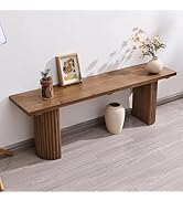Amazon.com - WINWY Solid Wood Entryway Bench - 51.2" Fluted Farmhouse ...