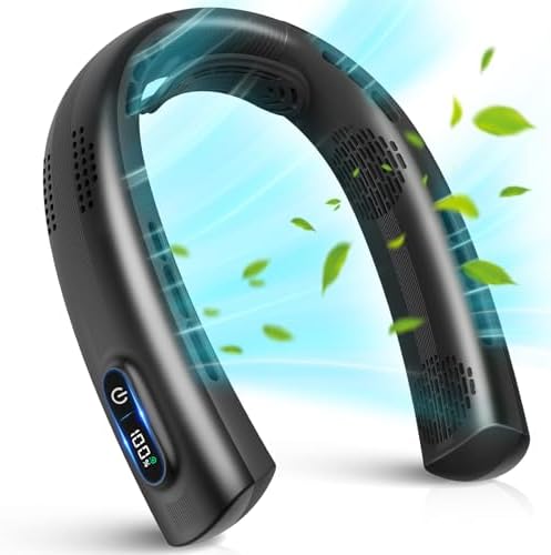 Amazon.com: VEKK Neck Fan, Portable Bladeless Fan, 6000mAh Battery USB ...