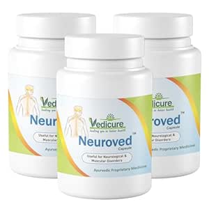Buy Vedicure Neuroved Capsules for Neurological & Spinal Disorder Management; Relief in Sciatica ...