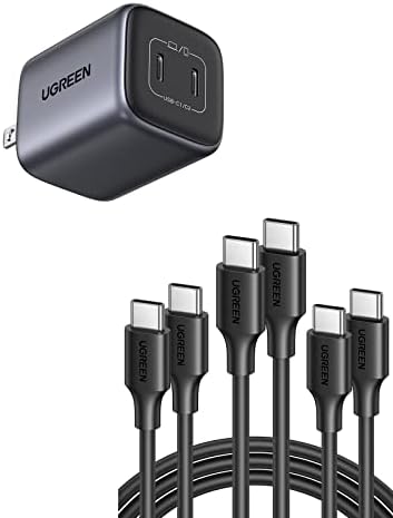 Amazon.com: UGREEN 45W USB C Charger Bundle with 60W 3-Pack USB C Cable ...