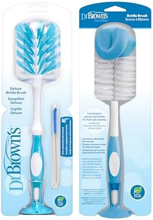 Amazon.com: Dr. Brown's Deluxe Baby Bottle Cleaning Brush with Vent ...
