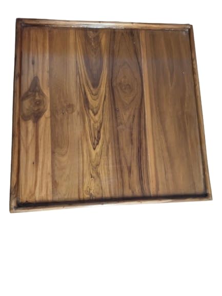 Pooja CHAURANG/CHAUKIWS Pure BETUL MP SAGWAN Wood Product : Amazon.in ...