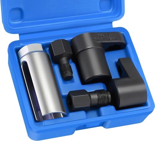 Amazon.com: ACAUTO Automotive Oxygen Sensor Socket, 1/2" and 3/8" Drive ...