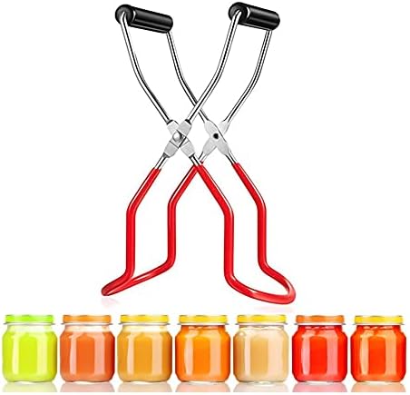 Stainless Steel Jar Lifter with Grip Handle for Hot Preserving Glasses ...