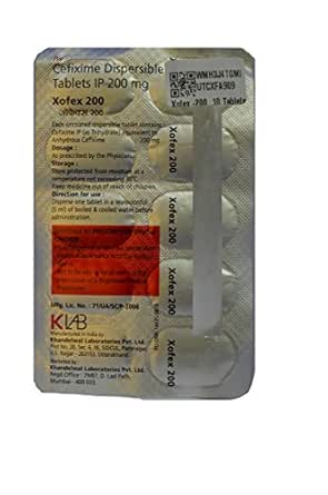 Xofex -200 Mg - Strip of 10 Tablets : Amazon.in: Health & Personal Care