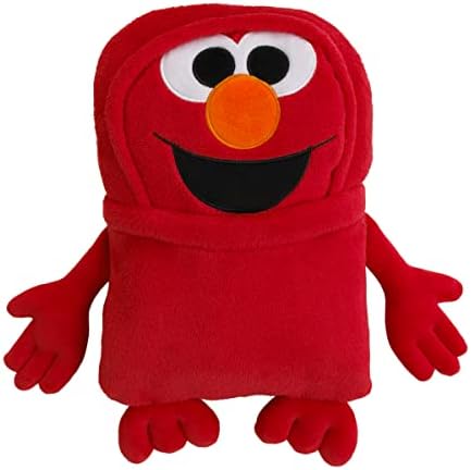 Amazon.com: NoJo Sesame Street Come and Play Red Elmo Super Soft ...