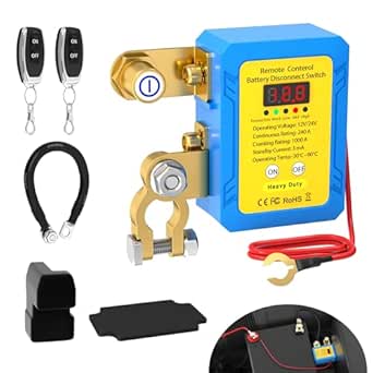 Joinfworld Kill Switch for Car 12V 240A Remote Battery Disconnect ...