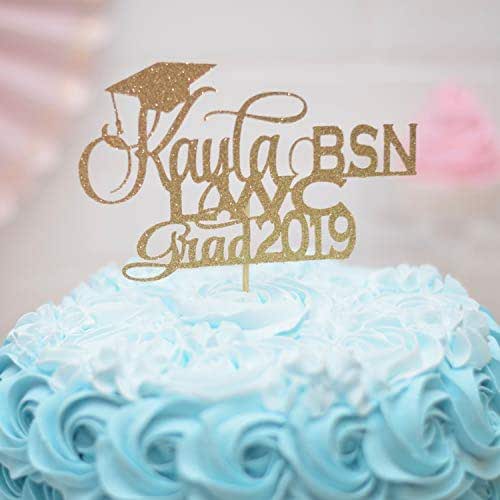 Amazon.com: Personalized BSN Graduation Cake Topper Nursing Student ...