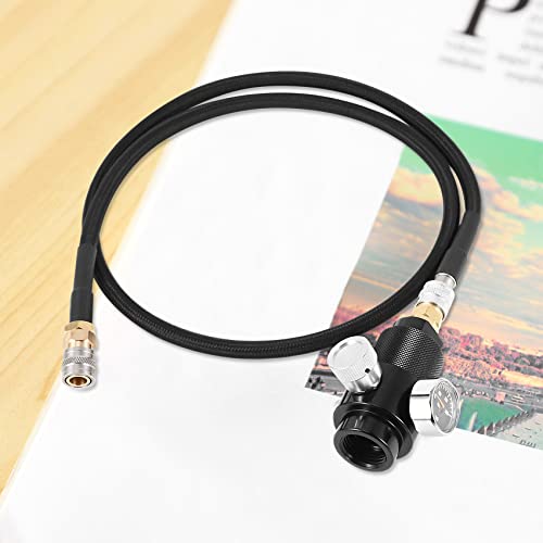 Regulator with 100cm Flex Remote Hose Line 0-200 Psi to Co2 Tank ...