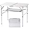 Amazon.com: Folding Camp Table Small, 24''L x16''W with Adjustable ...