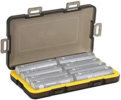 KIWIFOTOS Compact Small Battery Organizer Storage Case Holder 8 Slots ...