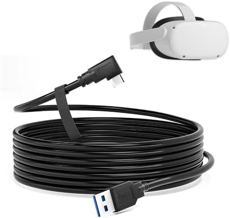 Link Cable for Oculus Quest 3,16.5ft/5m for Gaming and Steam,High Speed ...