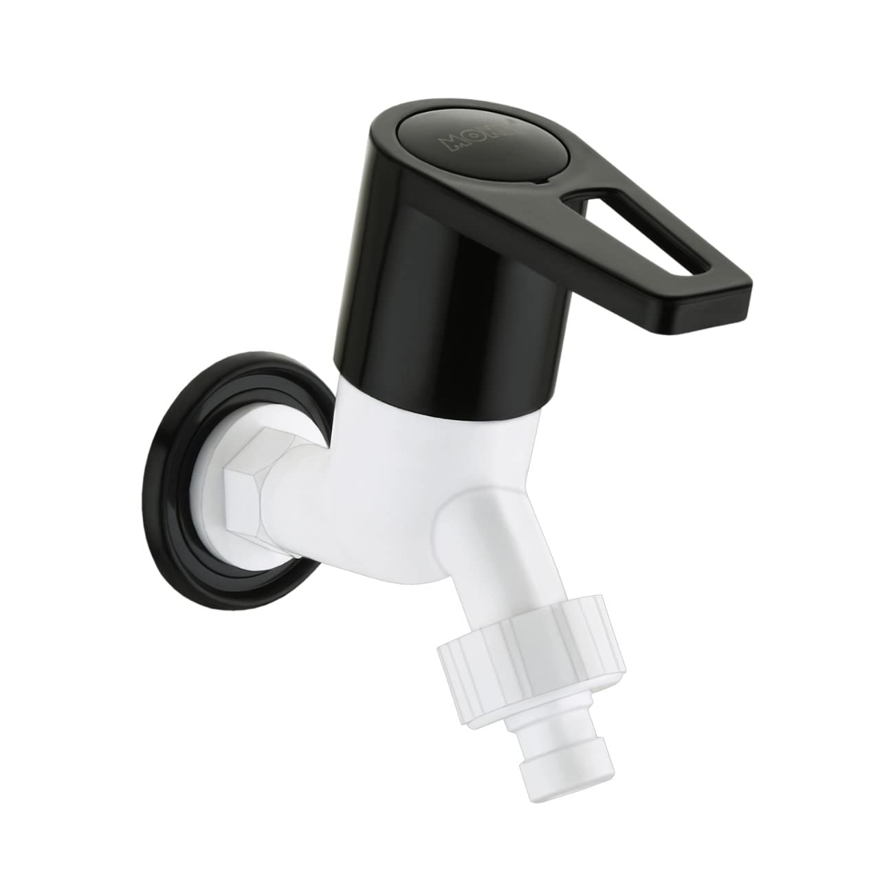 MTR Plastic Washing Machine Tap with 3 Nozzles, White, Painted Finish ...