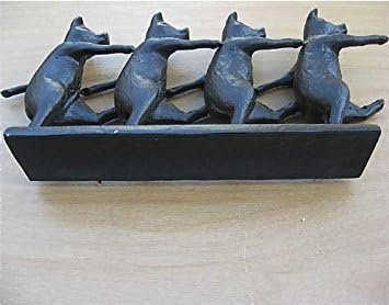 Amazon.com: Whimsical Dancing Pigs Statue ~ Cast Iron: Cast Iron Door ...