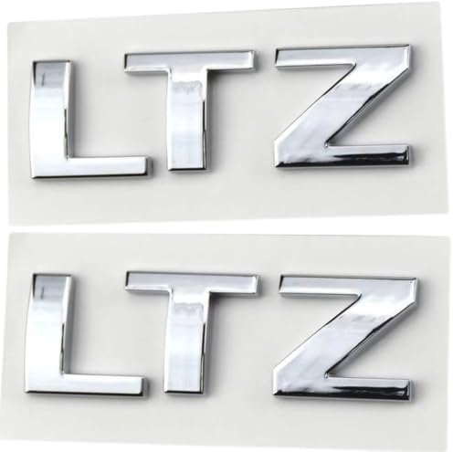Amazon.com: YUGEYE Set of 2 LTZ Letter Nameplate Emblems Badges ...