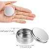 Amazon.com: TecUnite 1/2 oz Metal Tins with Lids Mini Tin Containers ...