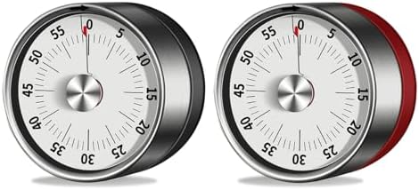 Amazon.com: Magnetic Kitchen Timer, 60 Minutes Mechanical Countdown ...