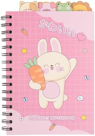 Grupo Erik A5 Project Notebook With 4 Dividers - Kawaii | A5 Notebook ...