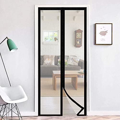Adjustable Transparent Insulated Door Curtain, Magnetic Thermal Self ...
