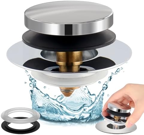 Amazon.com: Bathtub Drain Stopper, Uxoz Universal Tub Stopper for ...