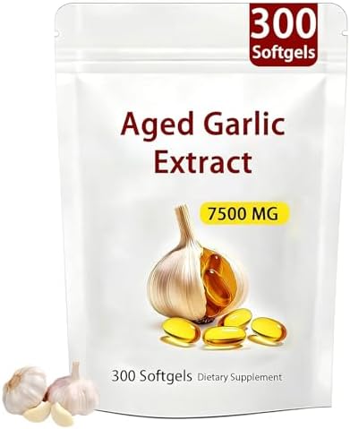 Amazon.com: Elare Aged Garlic Extract, 300 Count 7500mg Odorless ...