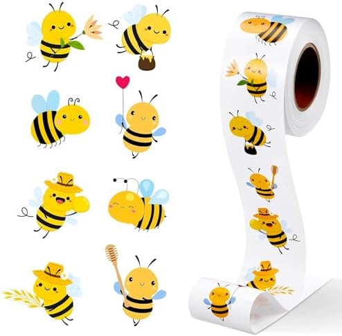Biene Aufkleber, 500pcs Sticker Biene, Biene Belohnungsaufkleber ...