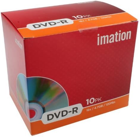 Amazon.com: Imation - DVD-R (4X) 4.7GB - 10-Pack Retail showbox - MTV ...