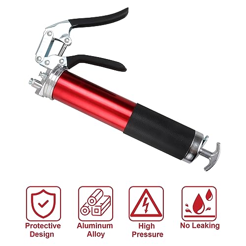 ZOFUN Professional Grease Gun Set, 380mm 7000 PSI Grease Gun with ...