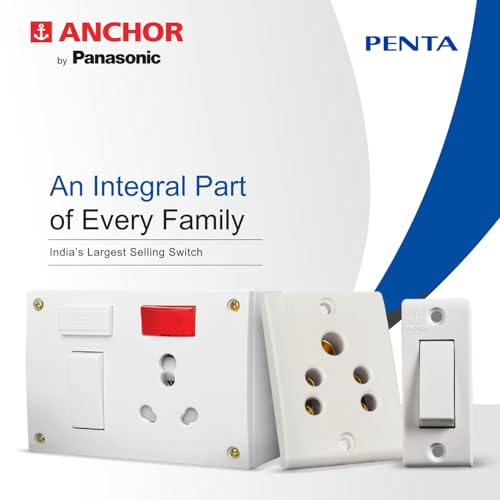 Anchor by Panasonic Penta EME Deluxe Fan Regulator White, Rotary Step ...