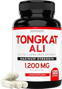 Buy Tongkat Ali For Men (Longjack) Eurycoma Longifolia Extract, 1200mg ...