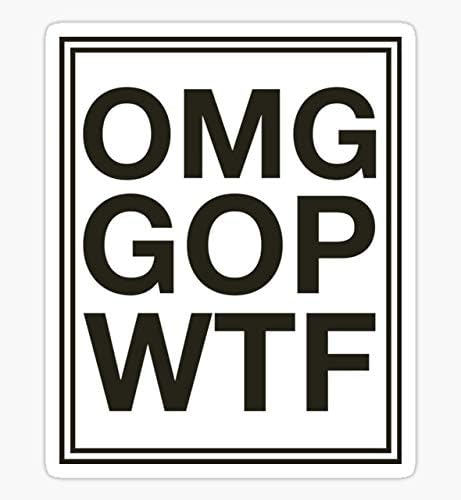 Amazon.com - OMG GOP WTF - Sticker Graphic - Auto, Wall, Laptop, Cell ...