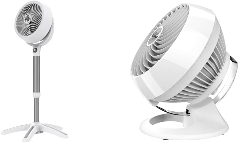 Amazon.com: Vornado 683DC Energy Smart Medium Pedestal Fan + Vornado 460 Whole Room Air ...