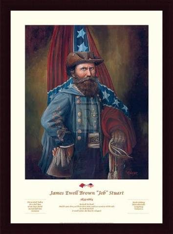 Amazon.com: James Ewell Brown 'Jeb' Stuart, Art Poster by William W ...