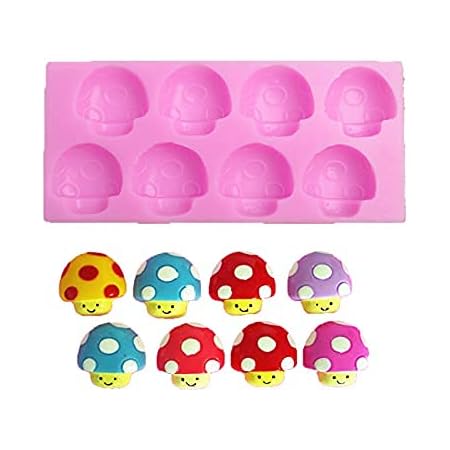 Amazon.com: 9-Cavity Super Mario Fondant Molds Silicone Candy Mold ...