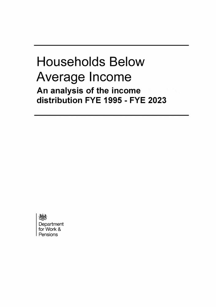 Households Below Average Income; An analysis of the income distribution ...